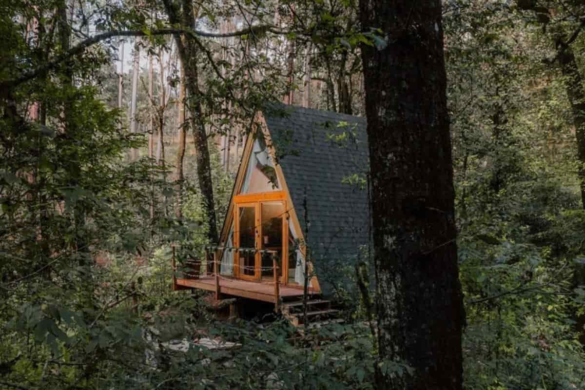Cabañas cerca de CDMX y en medio del bosque para disfrutar del frío