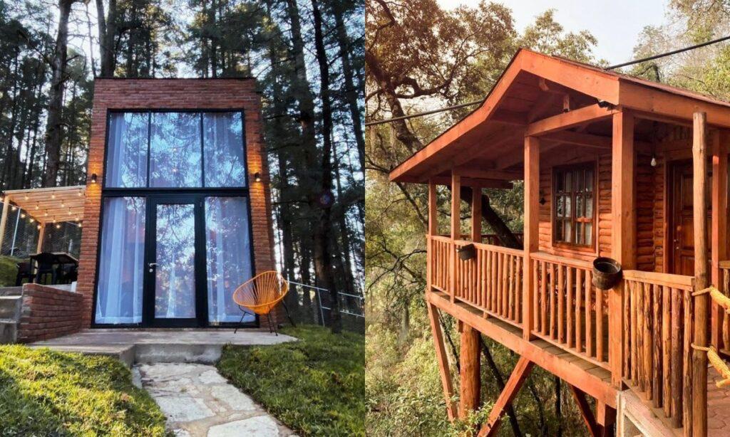 *5 cabañas en el bosque cerca de la CDMX* para disfrutar del frío
