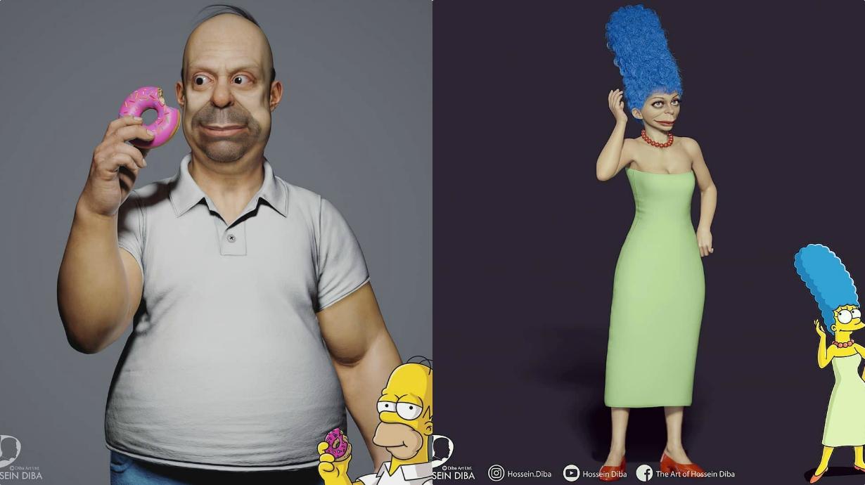 *Un artista creó modelos hiperrealistas de Los Simpson* y ahora no ...