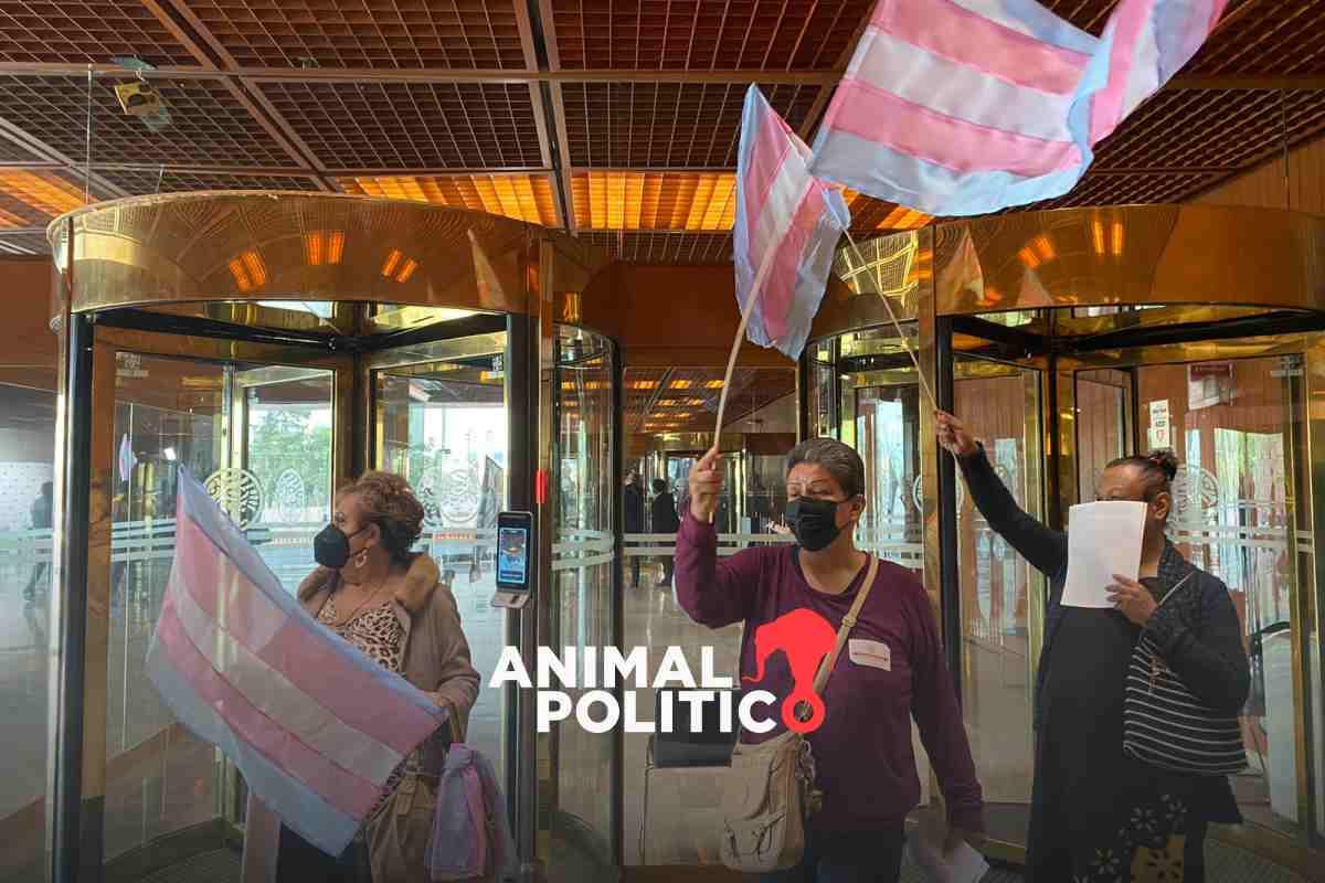 Mujeres trans protestan en San Lázaro para exigir la aprobación de la ...