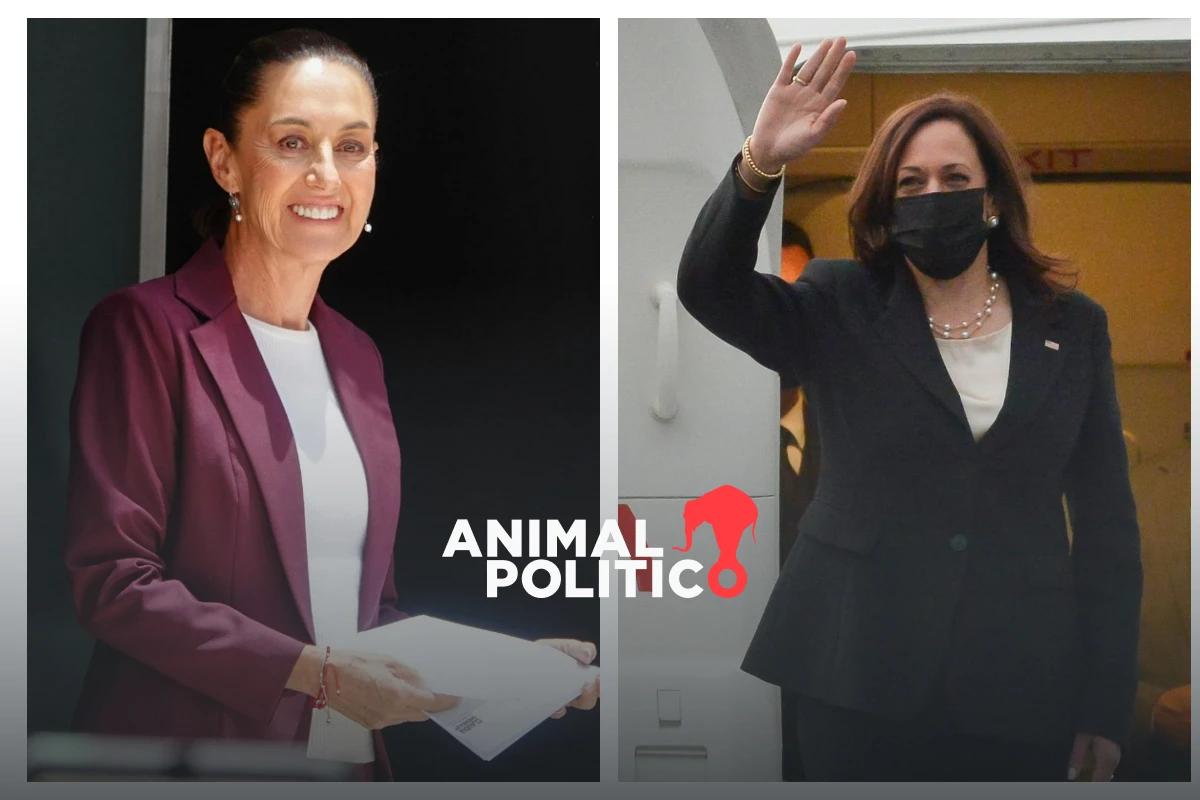 Claudia Sheinbaum y Kamala Harris acuerdan colaborar en temas de ...