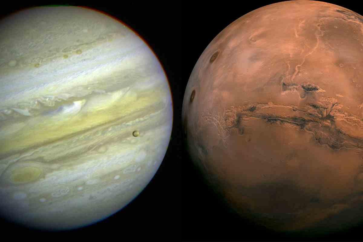 Marte y Júpiter se podrán ver cómo un solo planeta esta madrugada, te ...