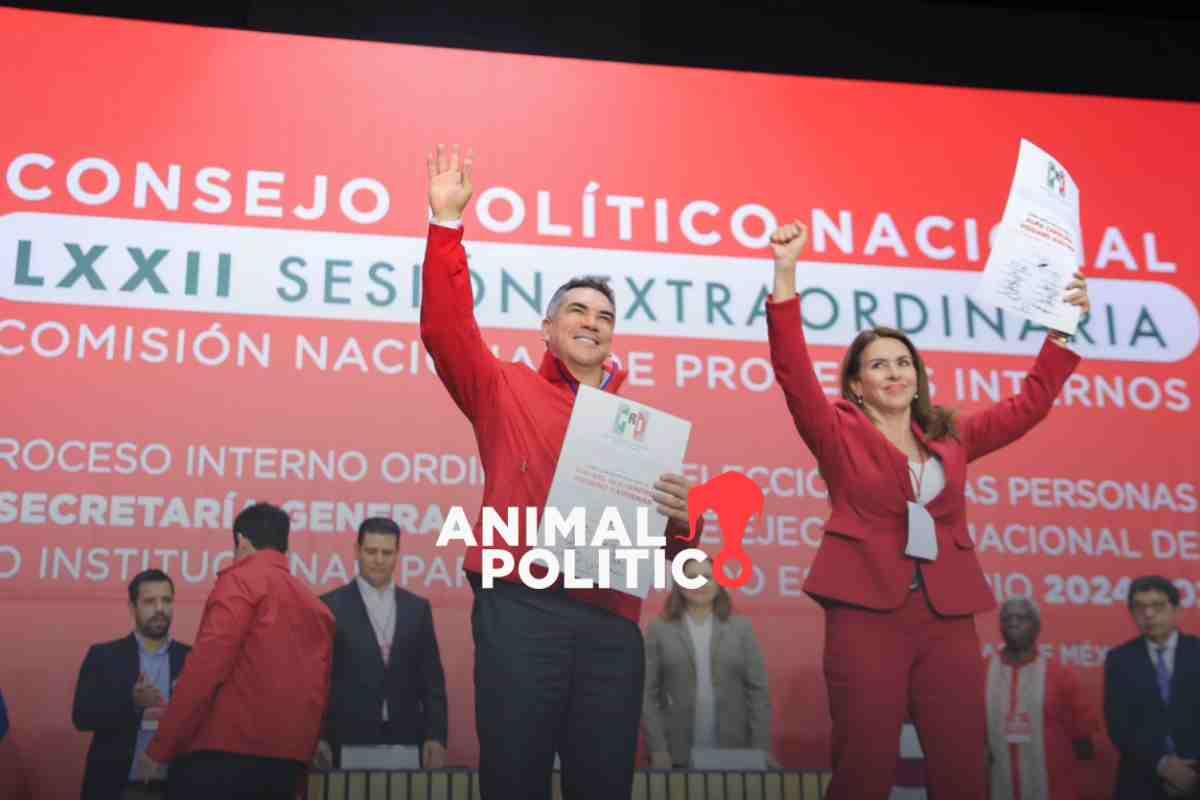 Alejandro Moreno es reelegido como líder nacional del PRI con el 97.3% ...