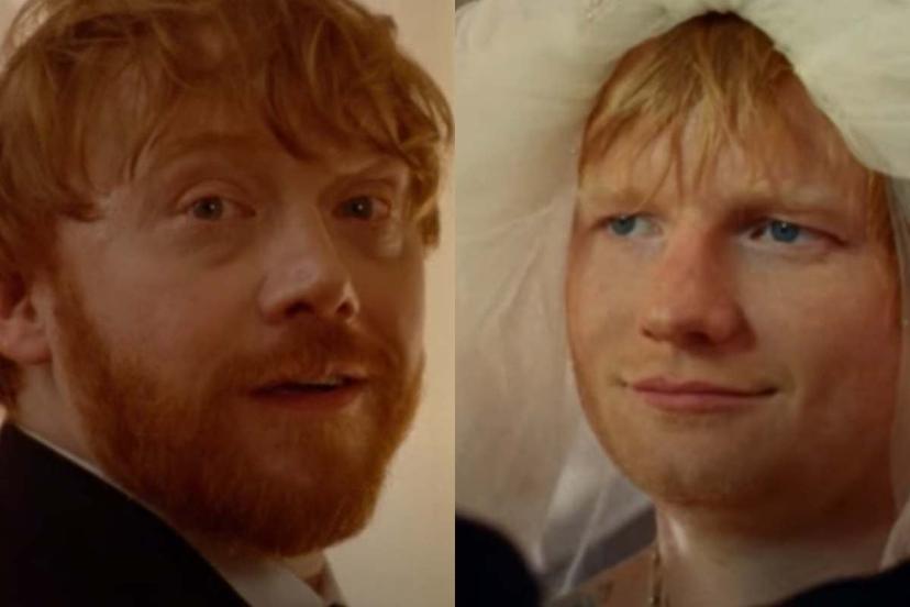 ¿Ed Sheeran y Rupert Grint se casan? Así es el nuevo videoclip del cantante