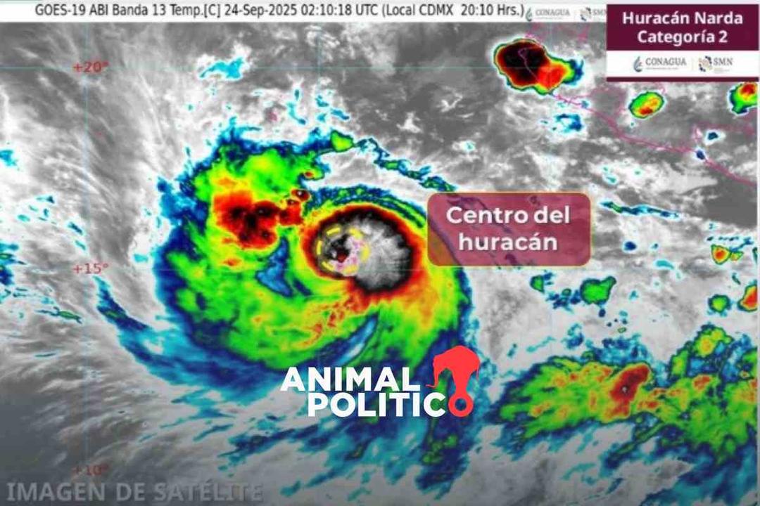Huracán Narda se intensifica a categoría 2; provocará lluvias muy ...