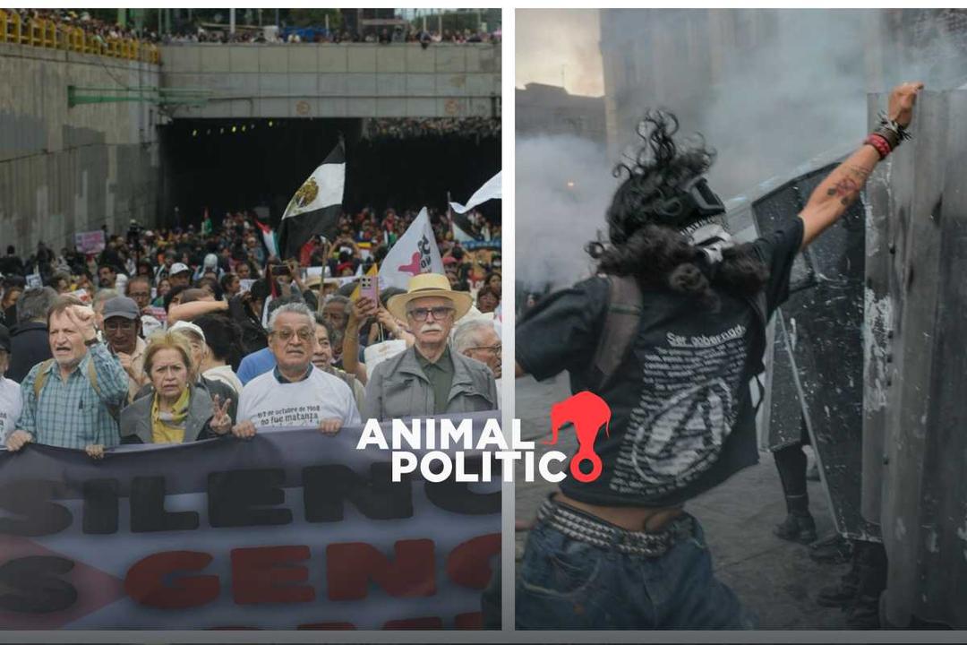 Marchan en CDMX por los 57 años de la matanza de Tlatelolco; grupo ...